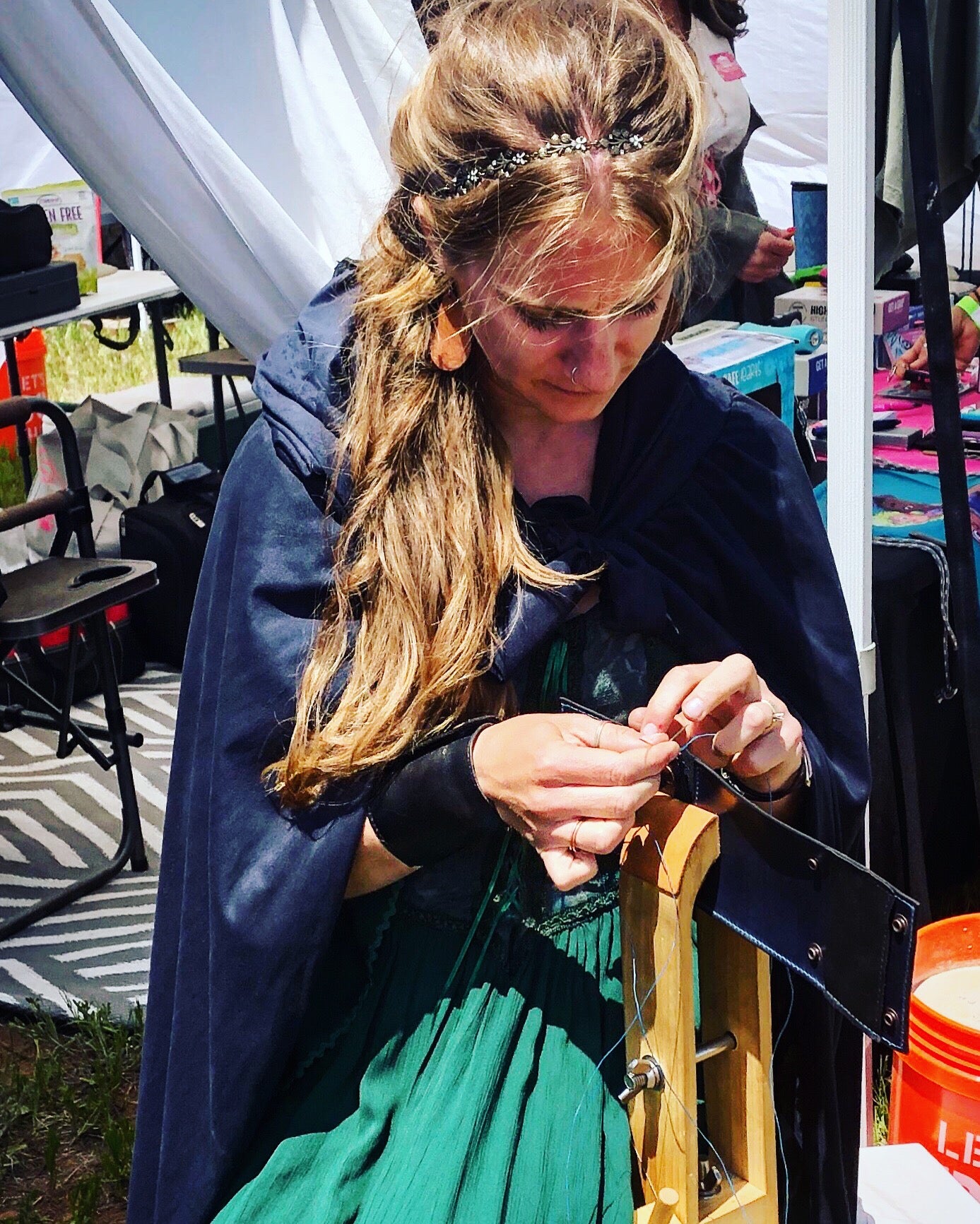 The Wearable Wallet... at a renaissance festival