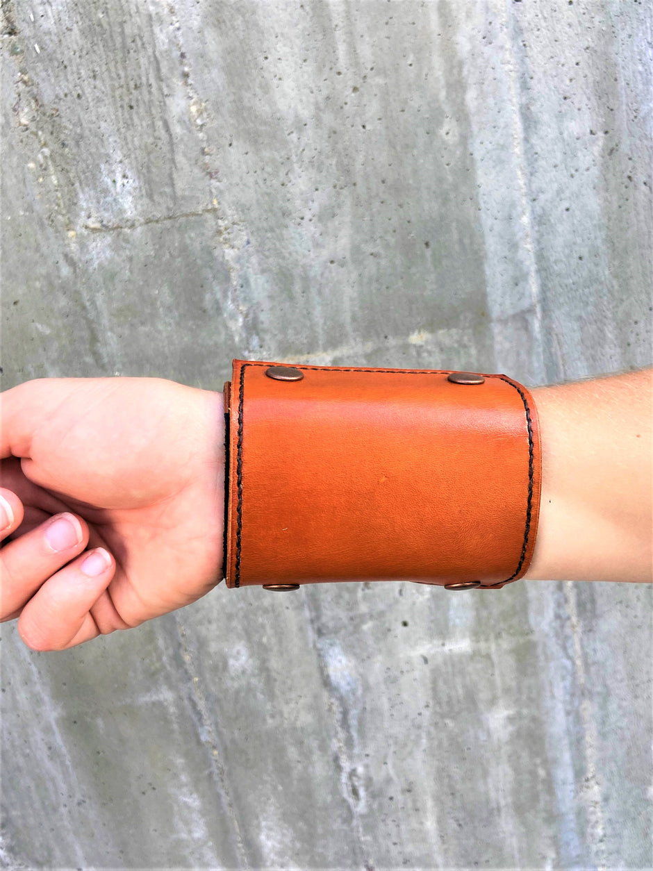 leather cuff wallets, wrist wallets | the wearable wallet – The ...