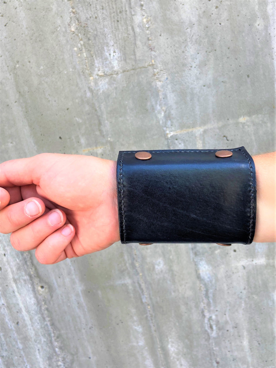 leather cuff wallets, wrist wallets | the wearable wallet – The ...